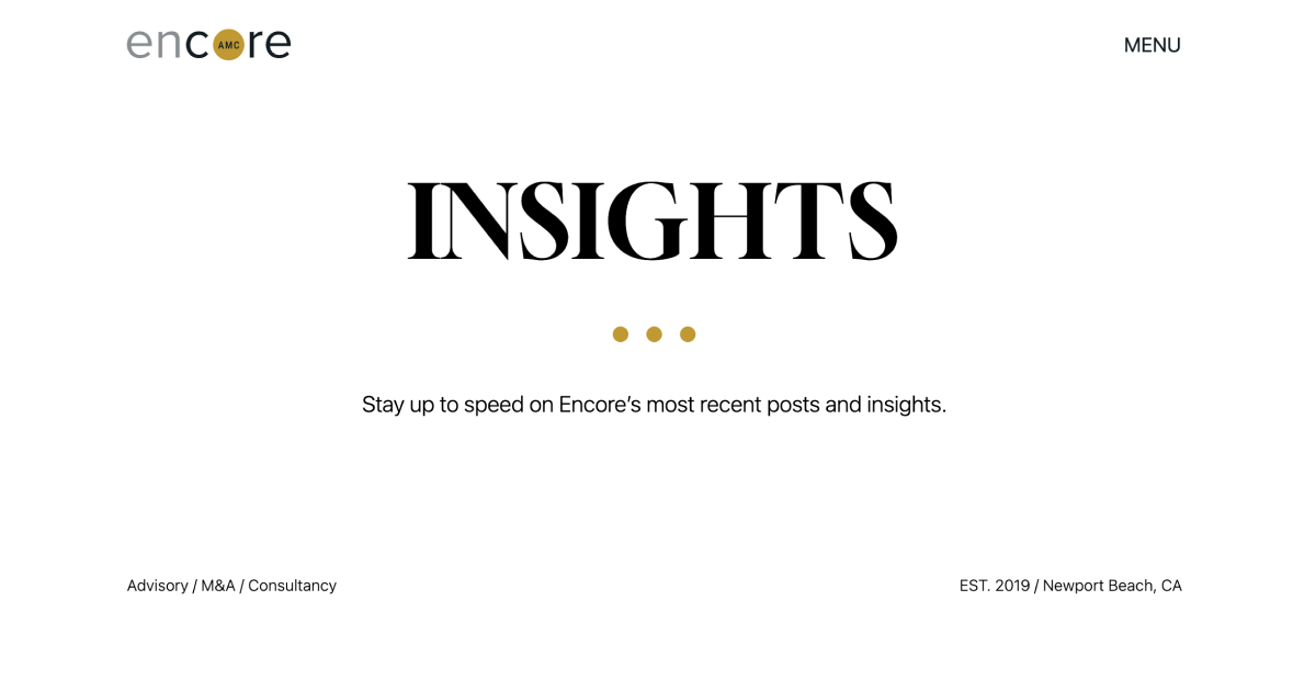 Insights | Encore AMC